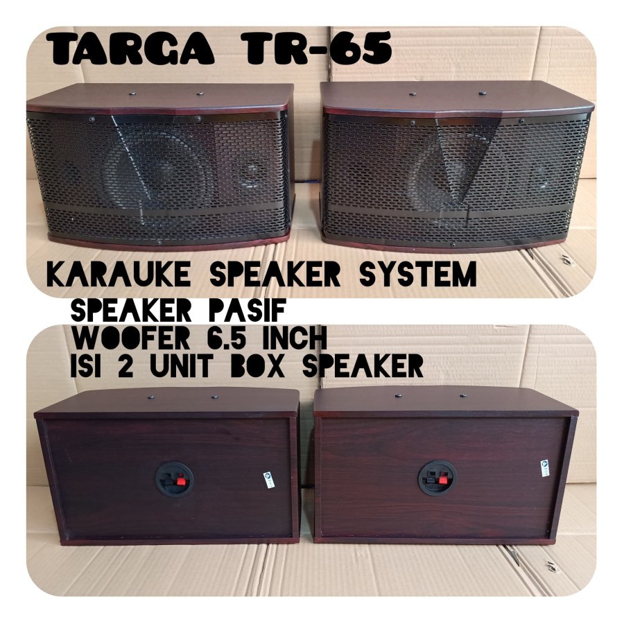 Jual SPEAKER PASIF 6 INCH TARGA TR 65 KARAUKE SYSTEM | Shopee Indonesia
