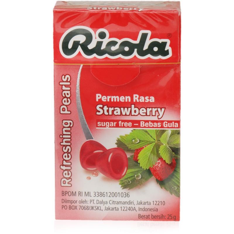 Jual Ricola Permen Strawberry 25g | Shopee Indonesia