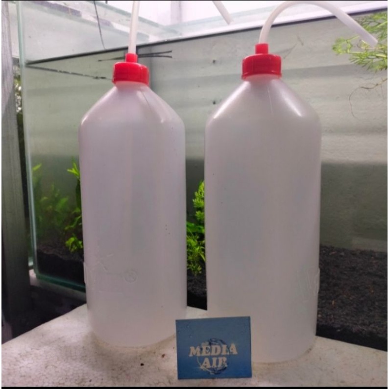 Jual botol selang 1 L botol penampung pakan ikan dan botol minuman ...