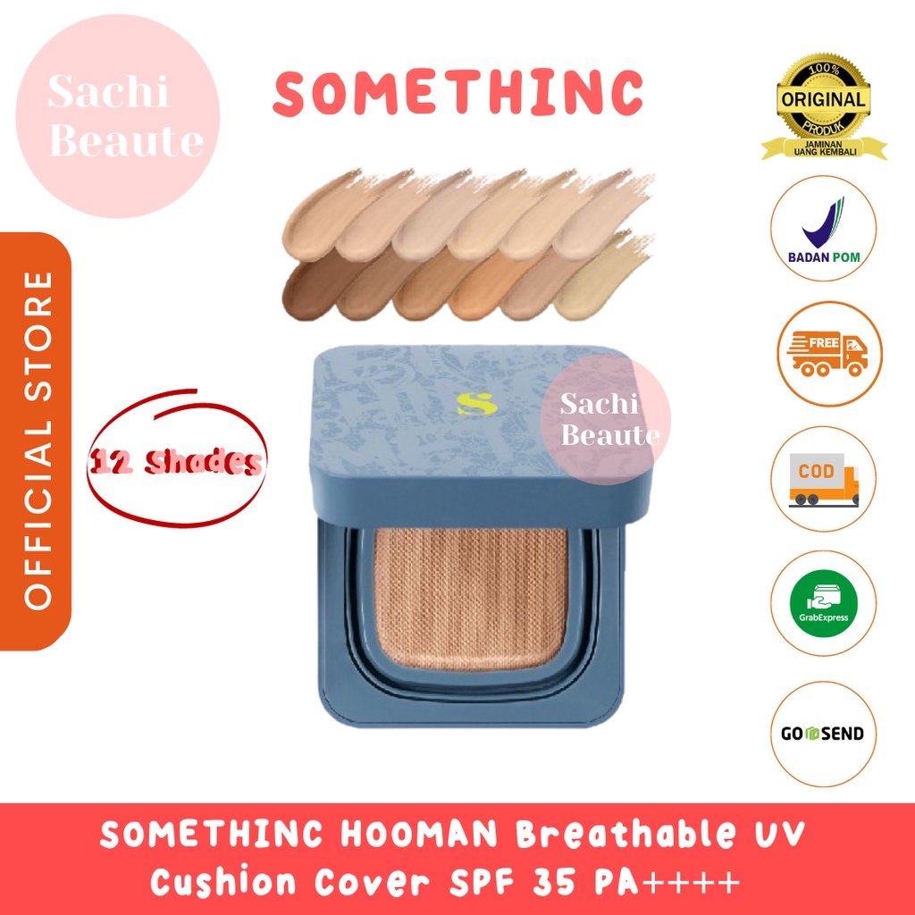 Jual SOMETHINC HOOMAN Breathable UV Cushion Cover SPF 35 PA++++ - Cushion Matte Finish Tidak ...