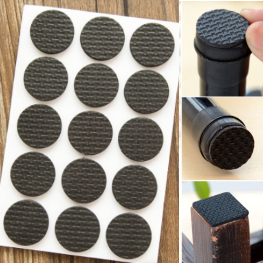 Jual isi 30pcs Felt Pads Furniture Alas Bantalan Kaki Meja dan Kursi ...