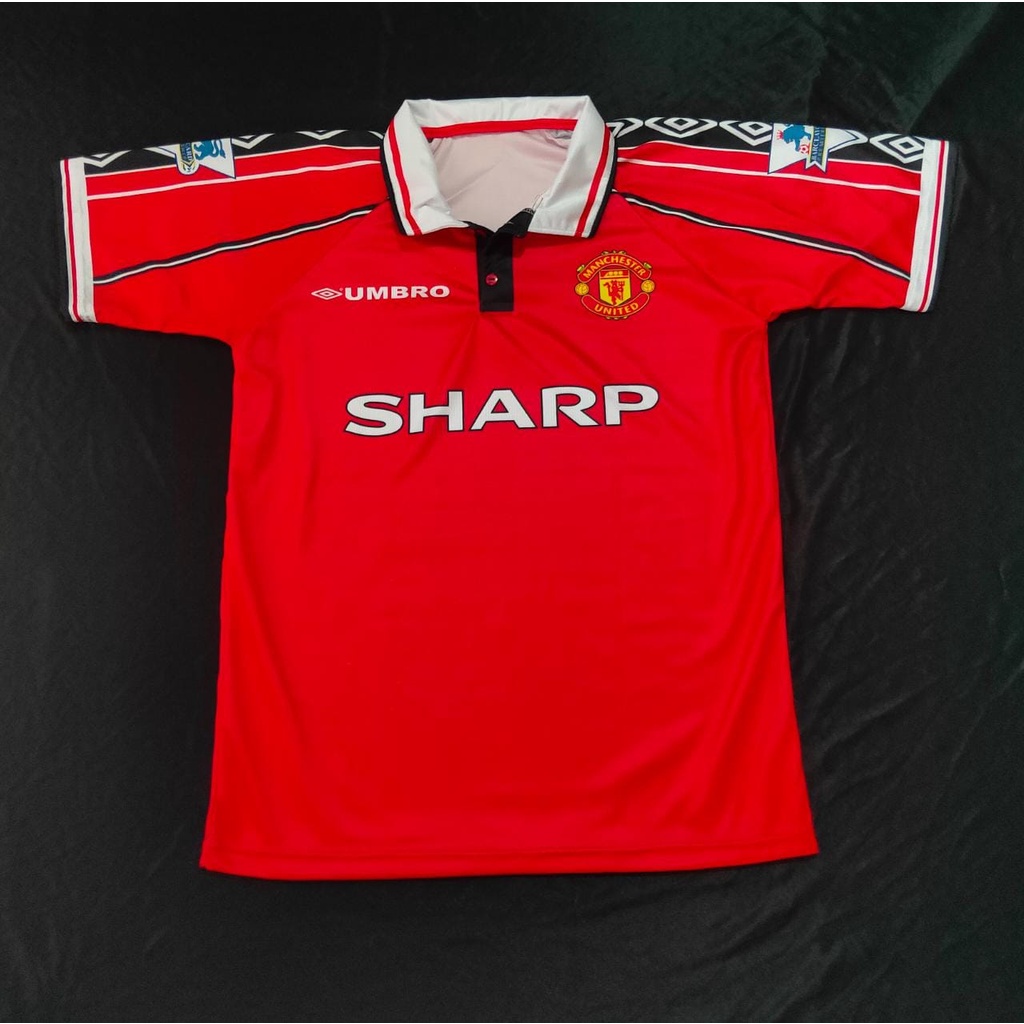Jual Jersey MU UTD 1998 Full Printing | Shopee Indonesia