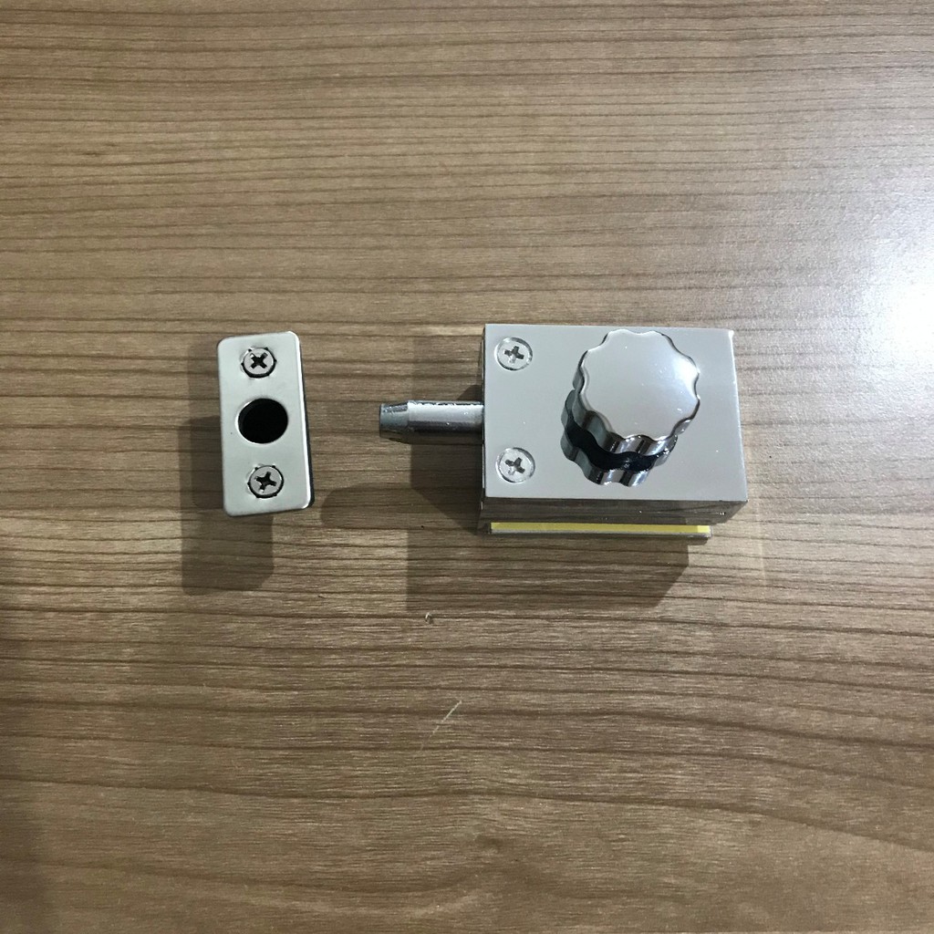 Jual Grendel Pintu Kaca Shower Single Glass To Wall Shower Glass Door Lock | Shopee Indonesia