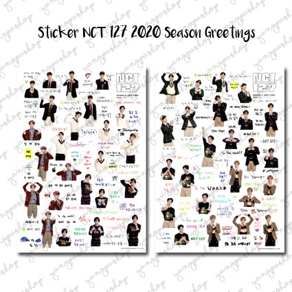 Jual [READY] 127 2020 SEASON GREETINGS NSEO STICKER SET FAN MADE ...