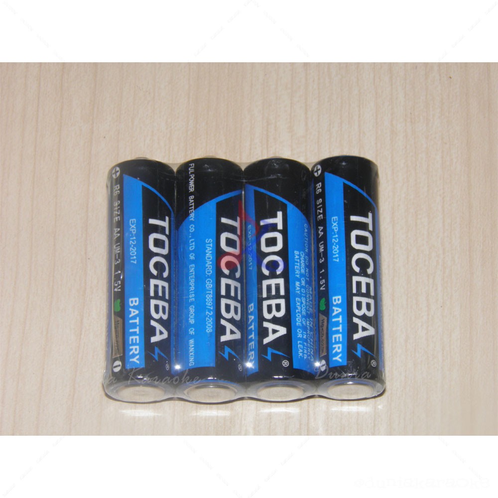 Jual Baterai AA Toceba 1,5v UM-3 R6 Full Power Battery | Shopee Indonesia