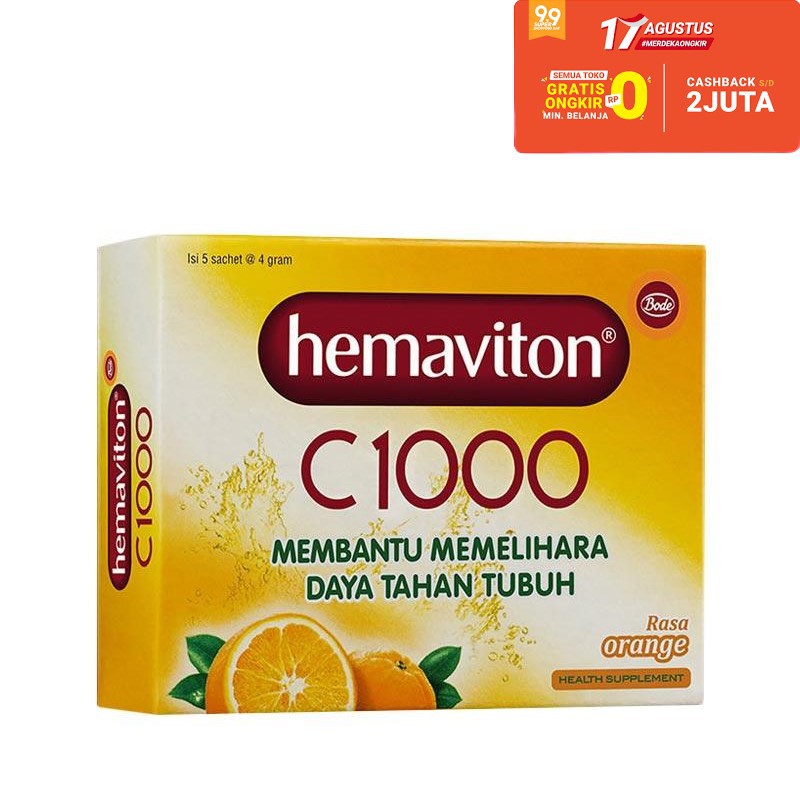 Jual Hemaviton C1000 1 Box isi 5 Sachet | Shopee Indonesia