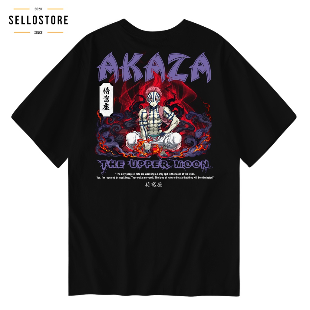 Jual Kaos Kimetsu No Yaiba AKAZA THE UPPER MOON Baju Demon Slayer ... Jual Kaos Kimetsu No Yaiba AKAZA THE UPPER MOON Baju Demon Slayer ...