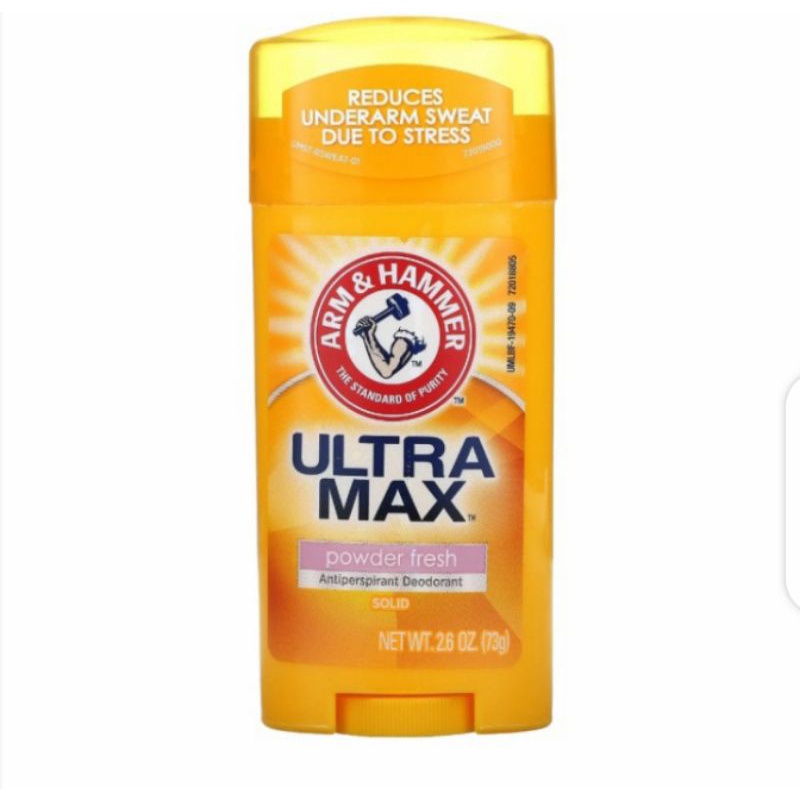 Jual Arm Hammer Ultra Max Antiperspirant Deodorant Powder Fresh 73gr ...