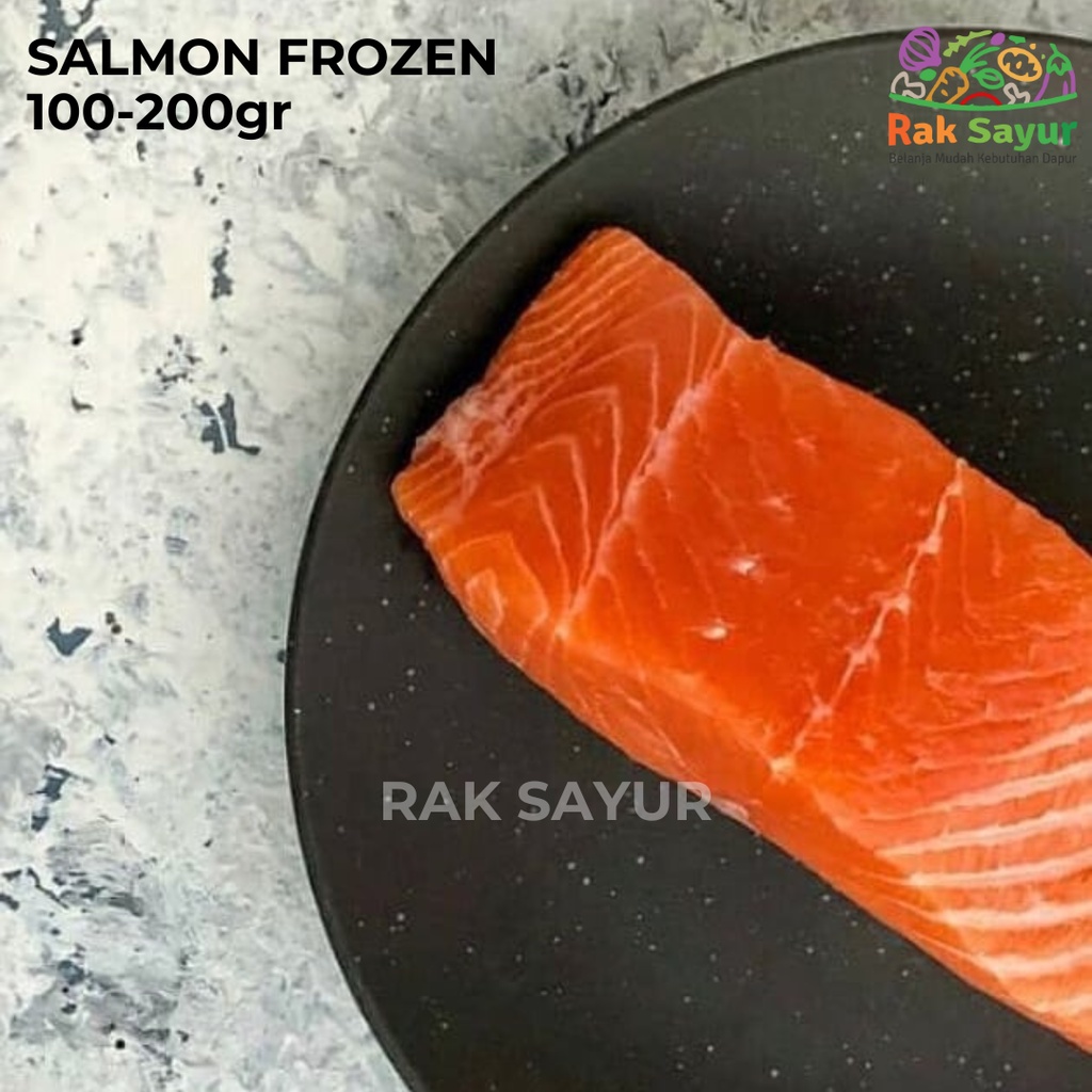 Jual Salmon Frozen 100-200gr Ikan Salmon Norwegian Premium Fillet Fresh ...