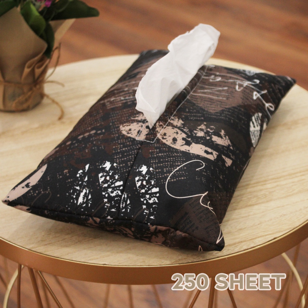 Jual SARUNG TISSUE PRINT 250 SHEETS TEMPAT TISSU BESAR / WADAH TISU ...