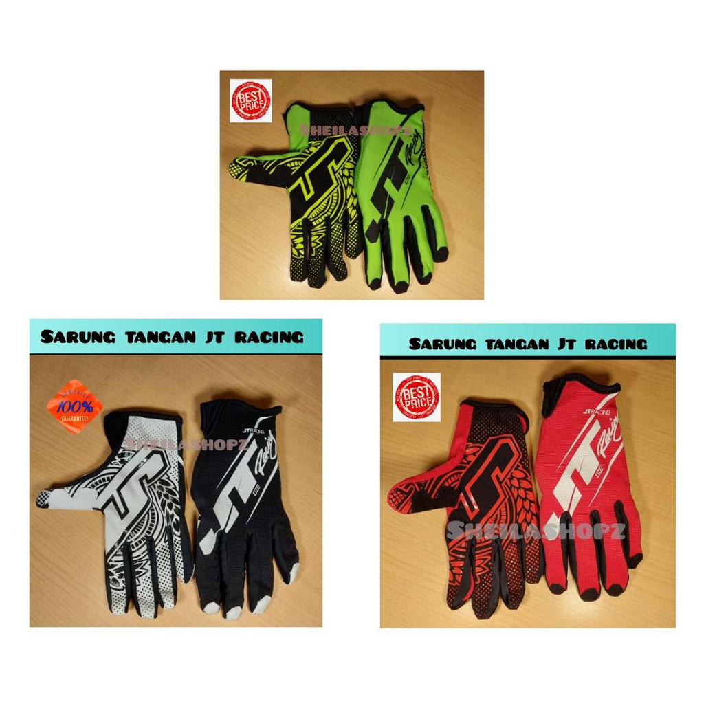 Jual sarung tangan sepeda motor harian jt racing | Shopee Indonesia