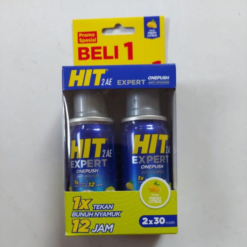 Jual Hit One Push Expert 10ml Isi 2 Beli 1 Gratis 1 Anti Nyamuk Obat ...