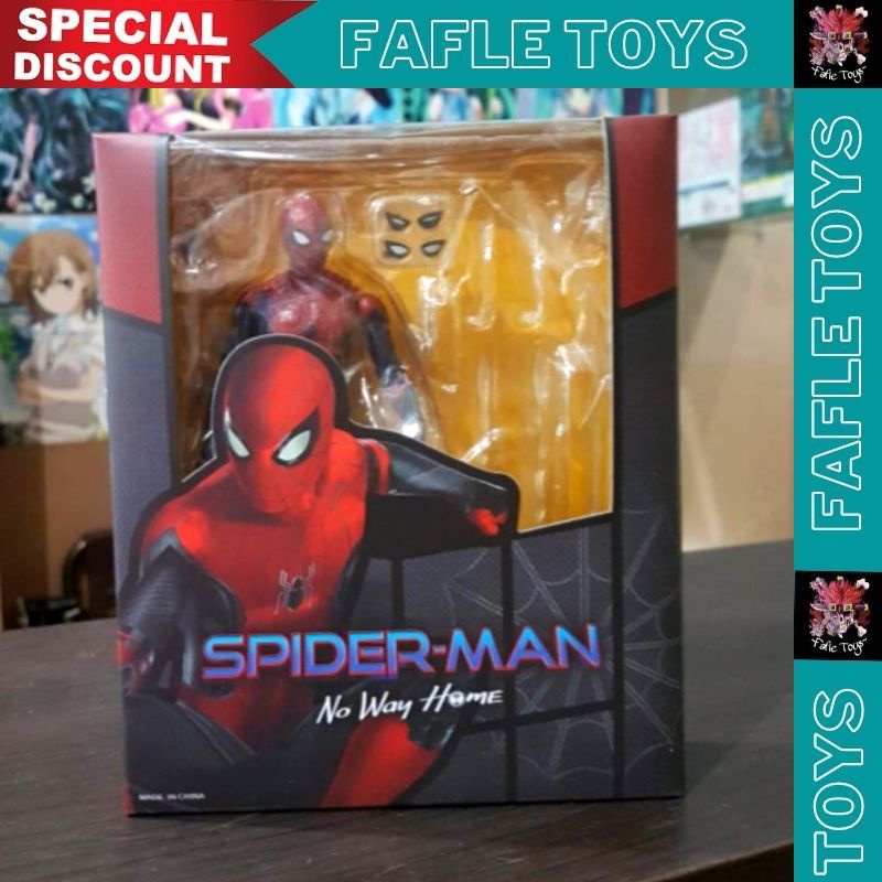Jual SHF Figuarts Spiderman No Way Home Upgrade Suit Spider Man Figure ...