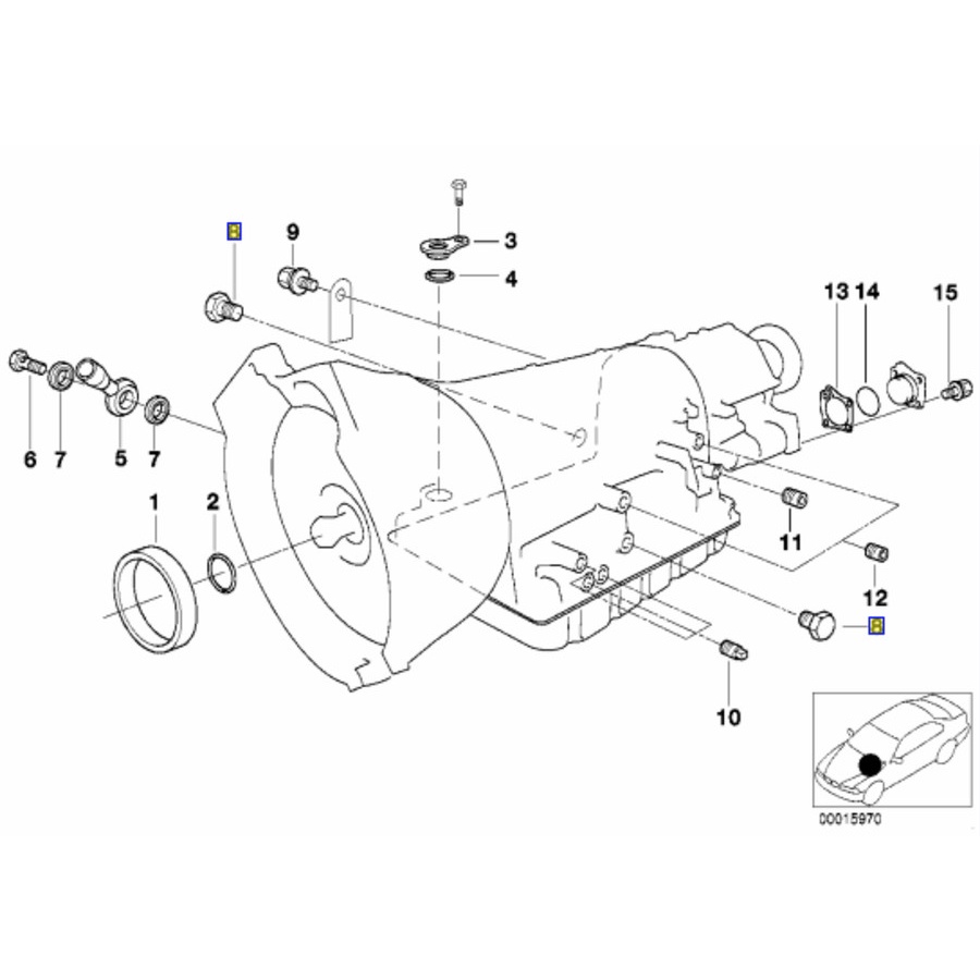 Jual Screw Plug Matic BMW E36 E34 E39 - 5HP - 63Mm - ZF | Shopee Indonesia