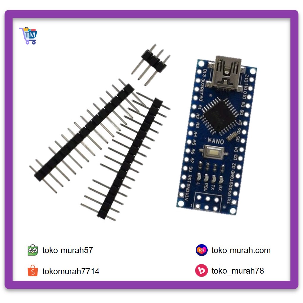 Jual Arduino Nano Compatible ATmega328P | Shopee Indonesia
