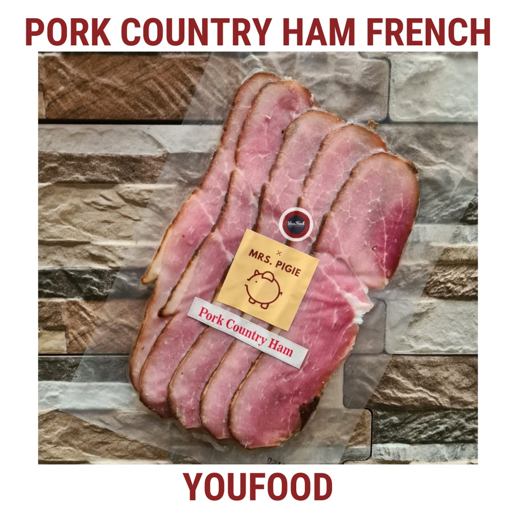 Jual Daging Babi Asap Country Ham - Pork Country Ham Cold Cut 100gr ...