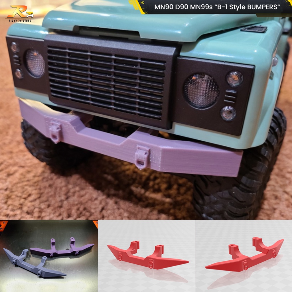 Jual MN90 D90 MN99s B-1 Style Front Bumpers - RC Adventure Offroad 3D ...
