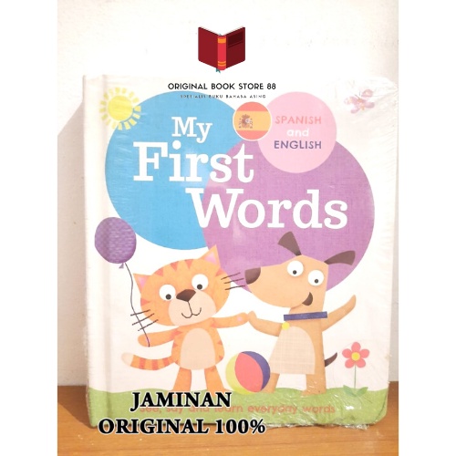 Jual BUKU FIRST WORDS BOARD BOOK: MY FIRST WORDS SPANISH AND ENGLISH ...