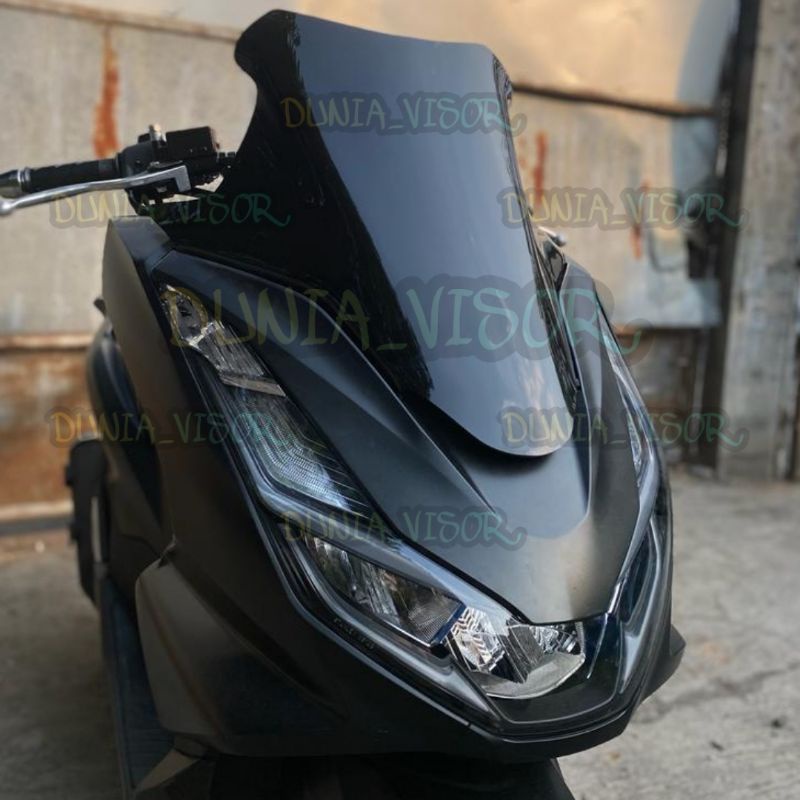Jual windshield PCX 160 EVO . Visor PCX 160 New Tinggi 49CM . Visor PCX ...