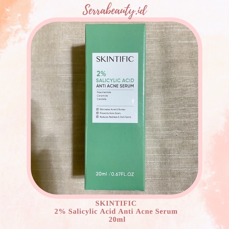 Jual SKINTIFIC - 2% Salicylic Acid Anti Acne Serum 20ml | Shopee Indonesia