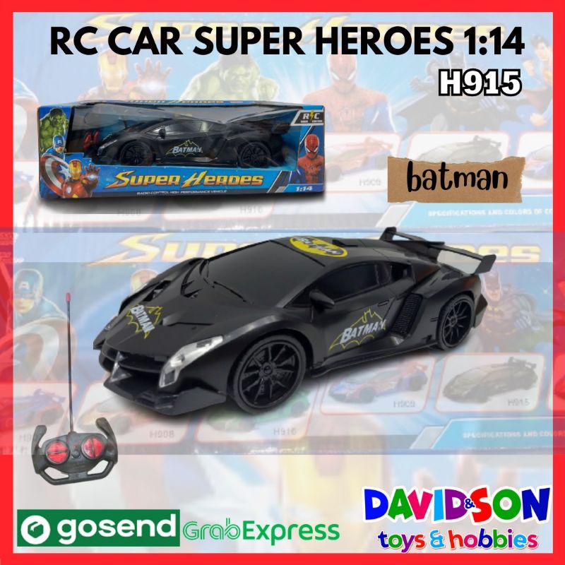 Jual RC CAR H915 BATMAN / REMOTE CONTROL MOBIL SUPERHEROES 1:14 ...
