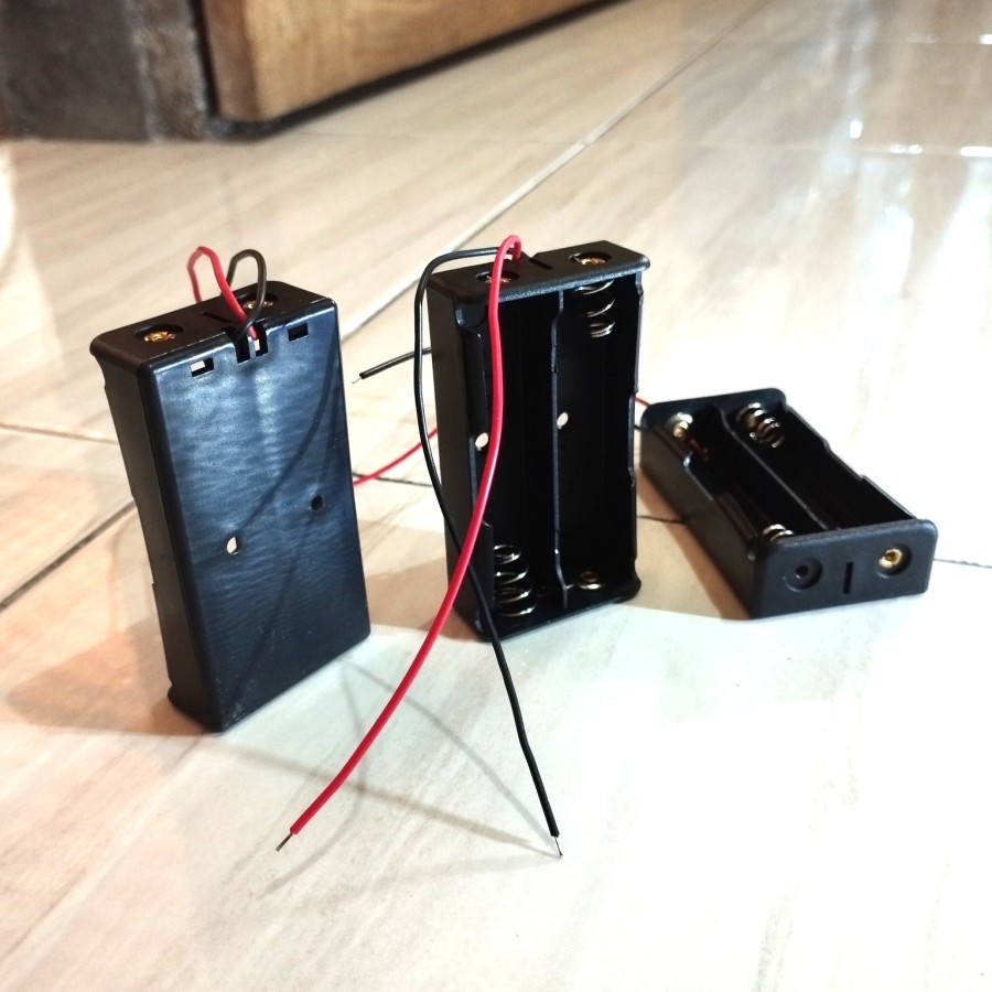 Jual Lithium Ion 18650 Box 2x / 2 Slot 2s 8.4V Battery Holder Seri Case ...