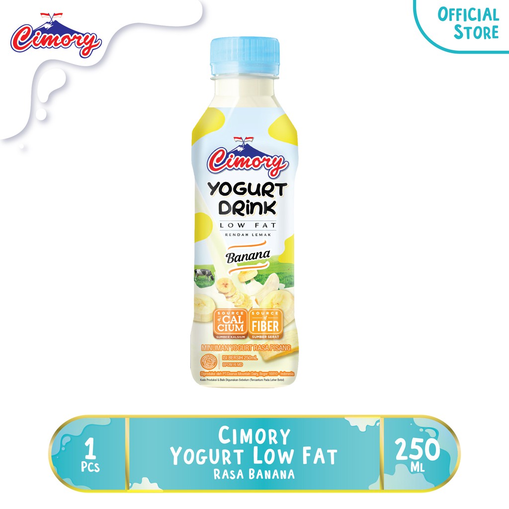 Jual 1 Pc - Cimory Yogurt Drink Low Fat Banana 240 ml | Shopee Indonesia