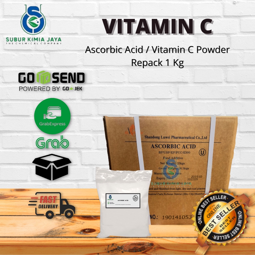 Jual Ascorbic Acid / Vitamin C Powder Food Grade / Asam Askorbat 1KG | Shopee Indonesia