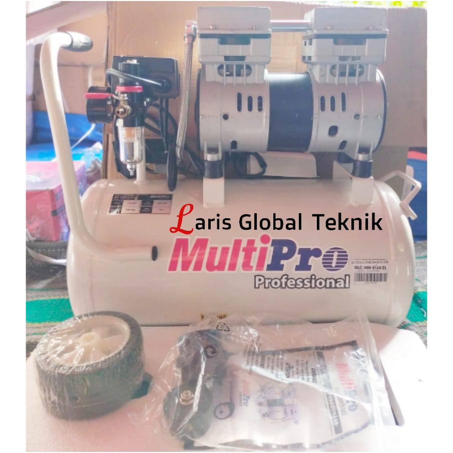 Jual MULTIPRO kompresor 1HP oil-Less OLC 100 E-24 OW MULTIPRO OLC100 ...
