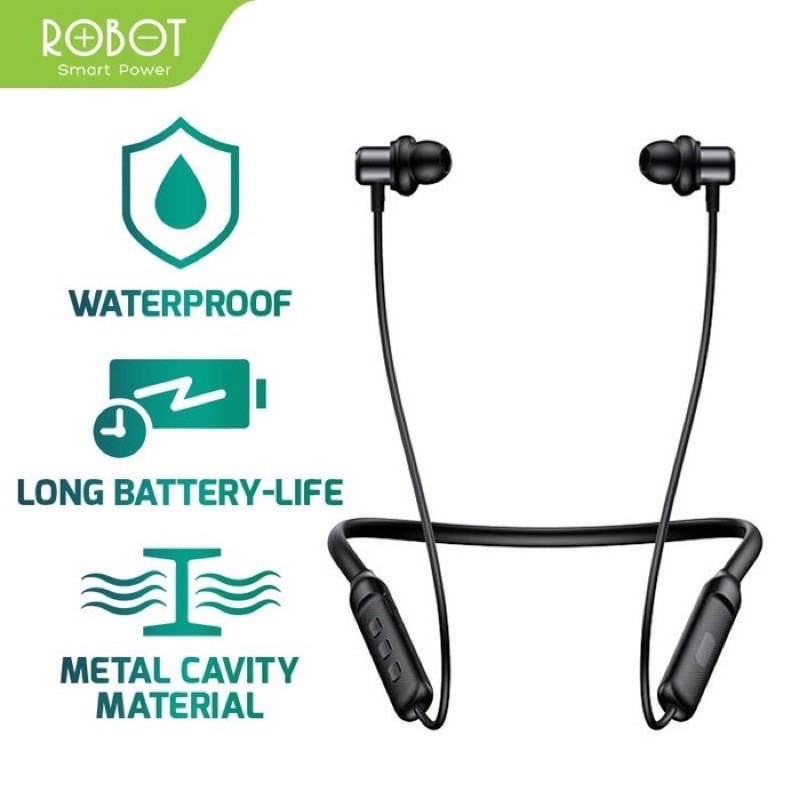 Jual R0B0T Headset Bluetooth Spirit N10 N 10 / N20 N 20 Neck Mounted ...