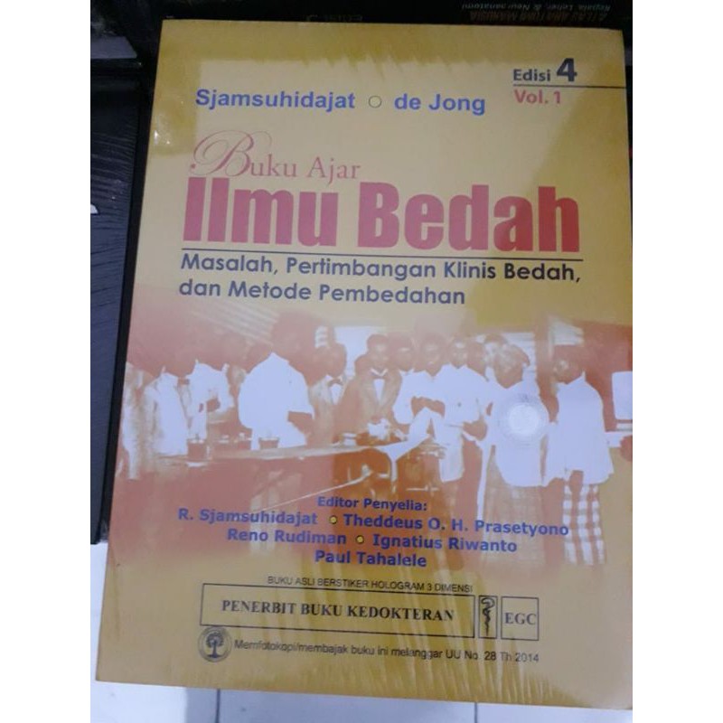 Jual Buku Ajar Ilmu Bedah Edisi 4 vol. 1 | Shopee Indonesia