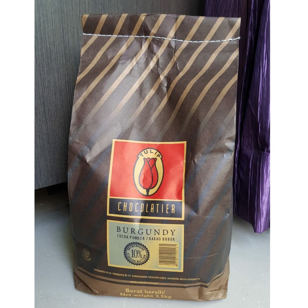 Jual TULIP Burgundy Cocoa Powder 2,5 kg | Shopee Indonesia
