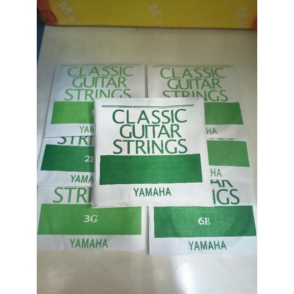 Jual Tali Gitar / Senar gitar YAMAHA CLASIC/NILON SET | Shopee Indonesia