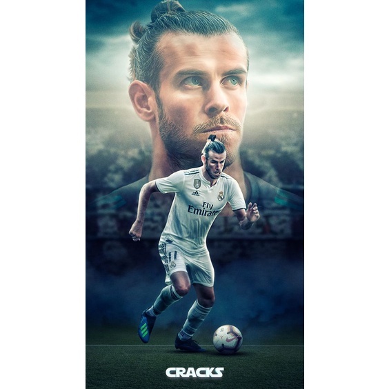 Jual POSTER HIASAN DINDING WALL DECOR POSTER GARETH BALE | Shopee Indonesia