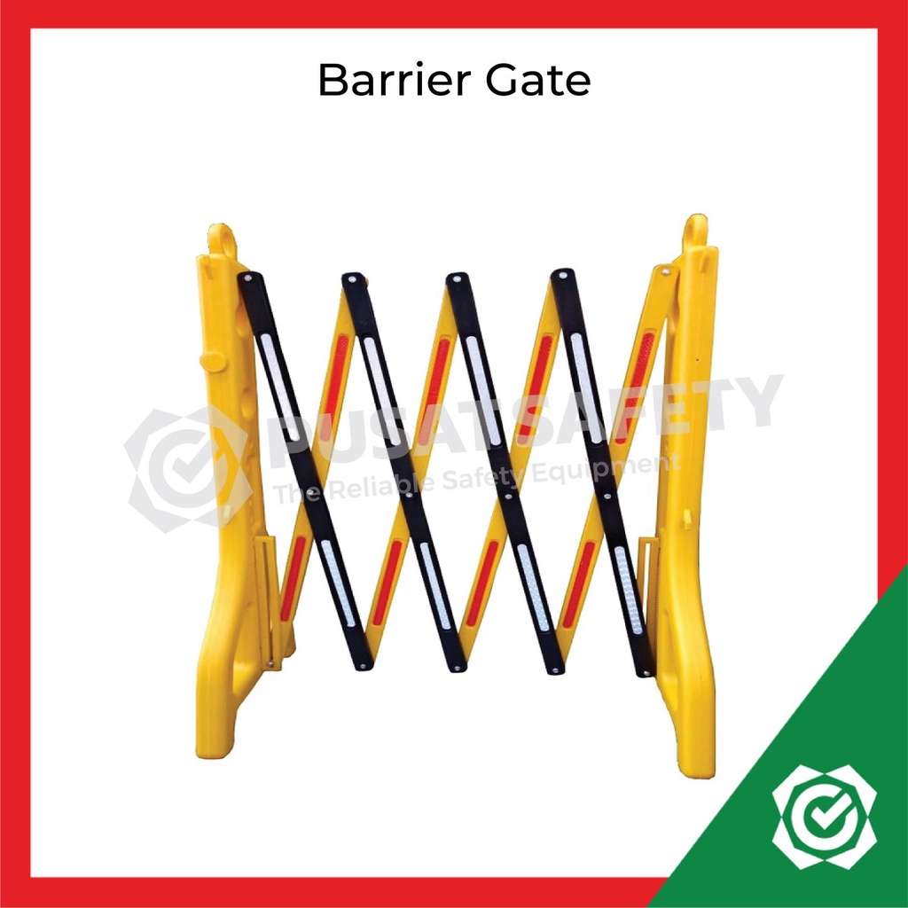 Jual Board Barrier Plastic Expandable Pagar Lipat Plastik Road Safety ...