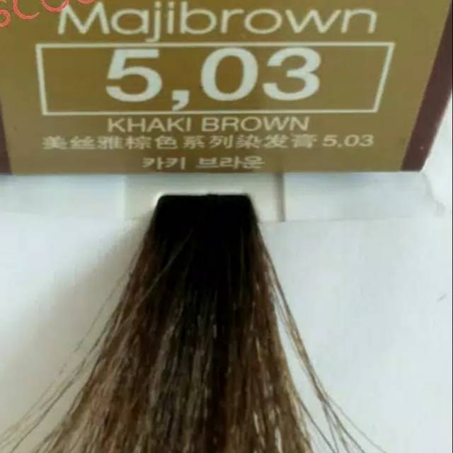 Jual 50 ML L'Oreal Majibrown B5.03 Hair Color Khaki Brown / Cat Rambut ...