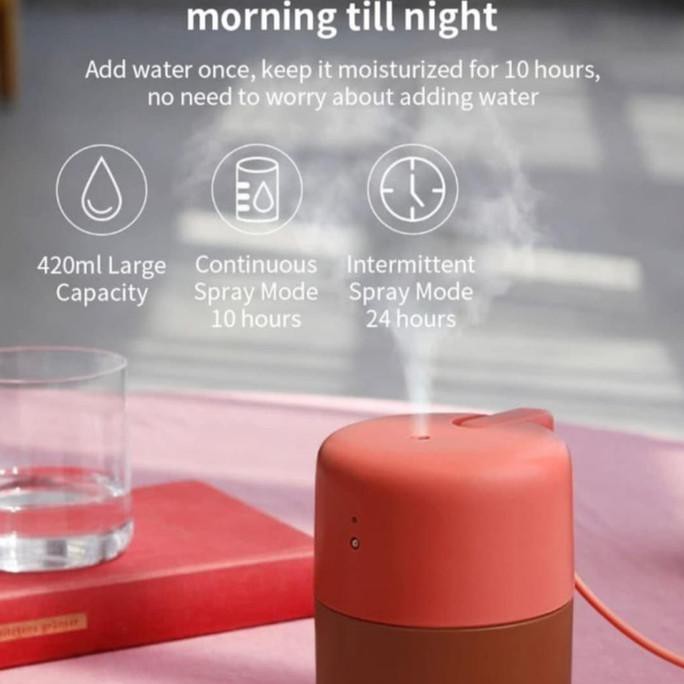 Jual XIAOMI YOUPIN VH H01 USB DESKTOP AROMA DIFFUSER HUMIDIFIER 420ML | Shopee Indonesia