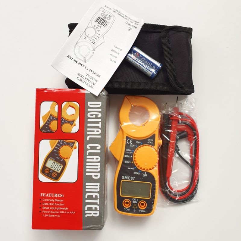 Jual Tang Ampere MT87 Digital Amper MT 87 Clamp Meter Multitester Multi ...
