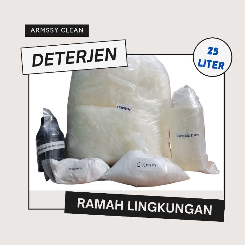 Jual Deterjen detergen paket bahan mes 20liter | Shopee Indonesia
