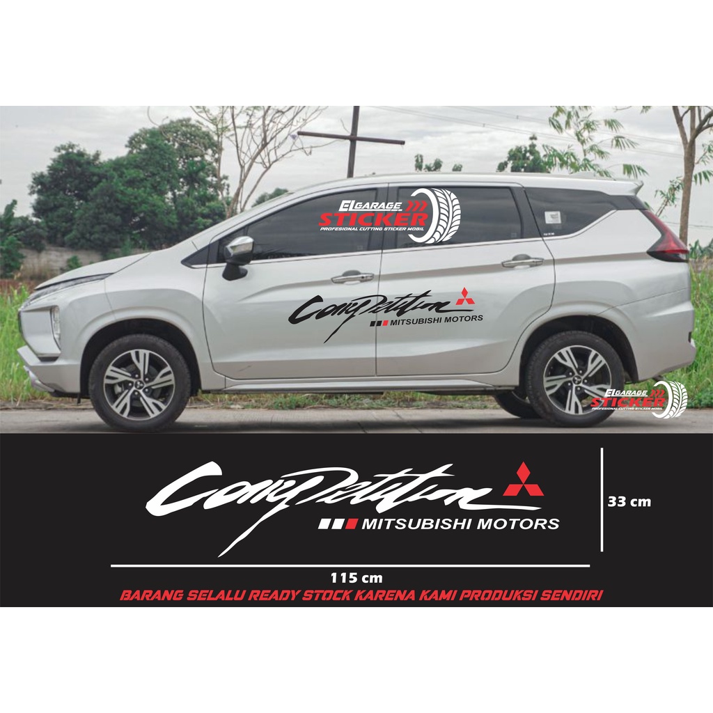 Jual Stiker mobil xpander stiker body tulisan mobil xpander pajero ...