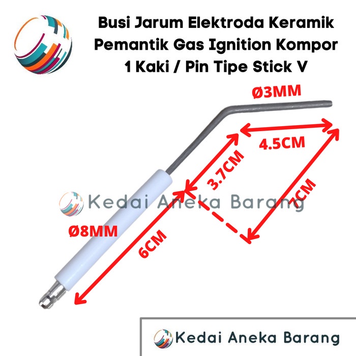 Jual Busi Jarum Pemantik Pematik Elektroda Electrode Keramik Ceramic ...
