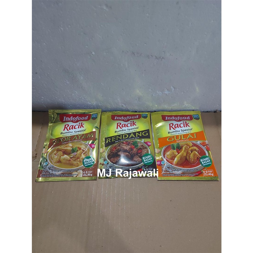 Jual Indofood Bumbu Racik Spesial Varian Rasa 45 gram - Satuan | Shopee ...