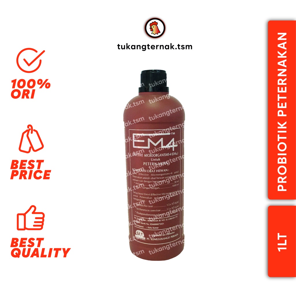 Jual EM4 PETERNAKAN 1LT / PROBIOTIK TERNAK | Shopee Indonesia