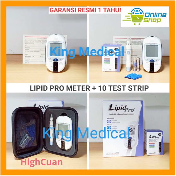 Jual Lipid Pro Meter + Strip Lipid Pro isi 10 test strip | Shopee Indonesia