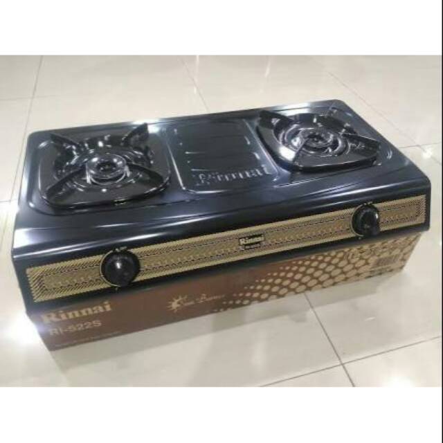 Jual Kompor gas rinnai 522s / kompor gas 2 tungku rinnai / kompor gas ...