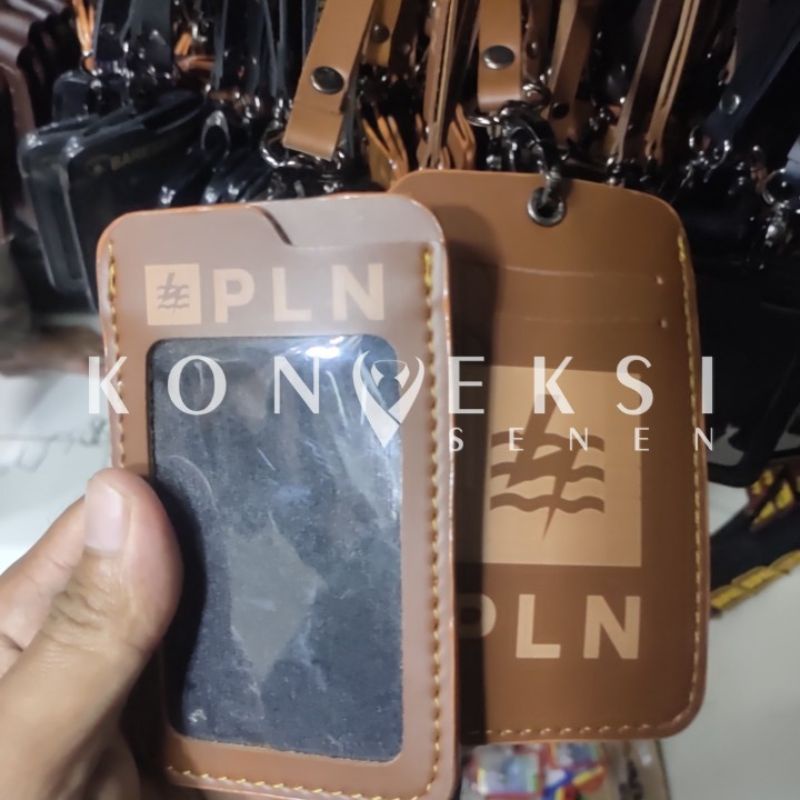 Jual gantungan kulit id card pln perusahaan listrik negara | Shopee ...