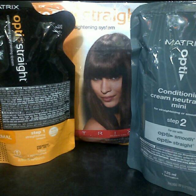 Jual Matrix Opti straight Sachet/ Pelurus Rambut/ Obat Bonding | Shopee ...