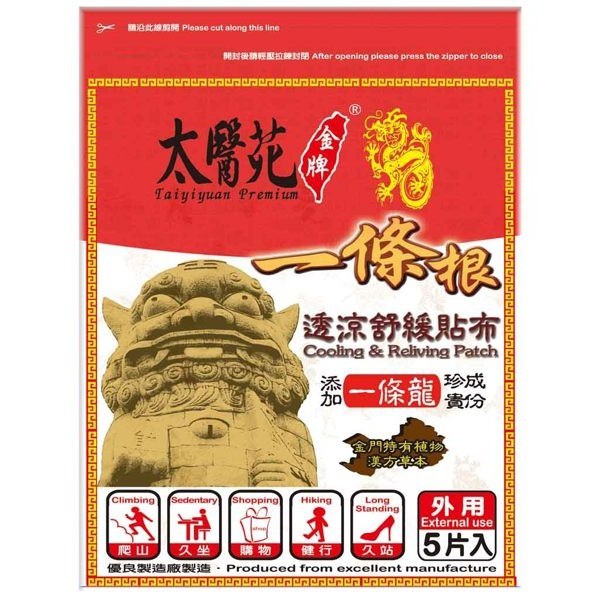 Jual Tai Yi Yuan Patch 8.7cm x 15cm (isi 5 patch) | Shopee Indonesia