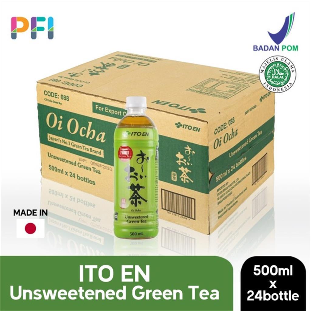 Jual Ito En Oi ocha Green Tea 500ml - 1 Dus/Karton | Shopee Indonesia
