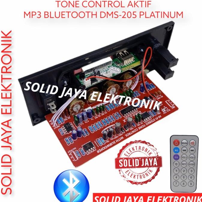 Jual TONE CONTROL AKTIF MP3 BLUETOOTH STEREO SUBWOOFER 12V DMS205 PLATINUM | Shopee Indonesia